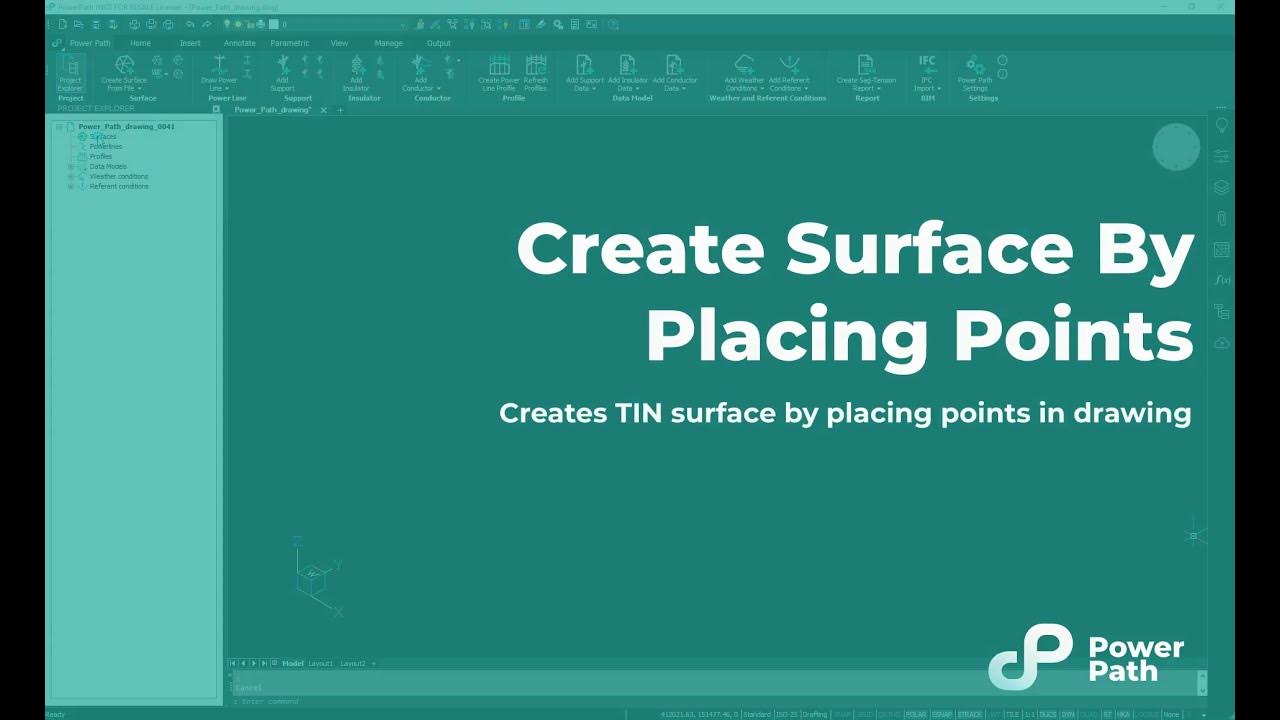 [Create Surface By Placing Points] How to create surface with picking a ...