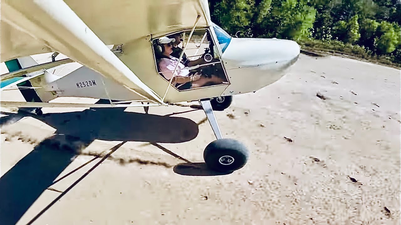 She said she could BEAT ME!! Avid Flyer (not Kitfox) in STOL action ...