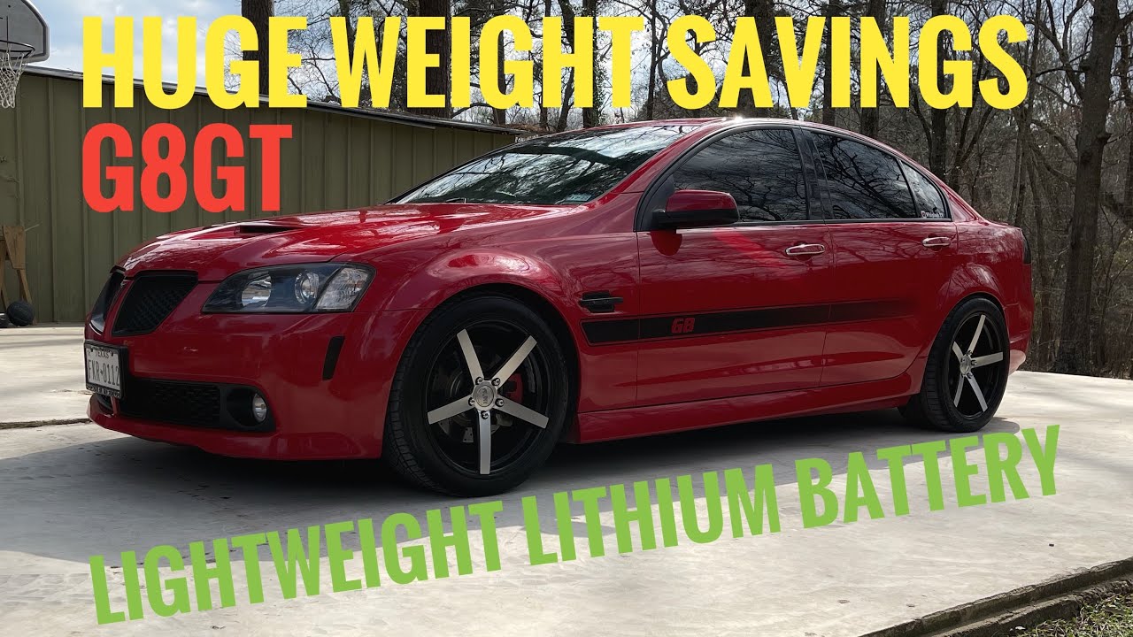 LIGHTWEIGHT LITHIUM CAR BATTERY Review in Daily Driven Cammed Pontiac ...