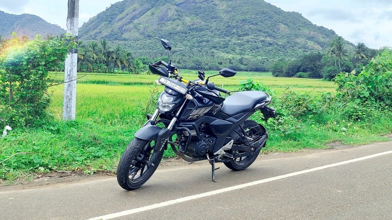 Metallic black fz v3 2021 | Relaxing motorcycle ride | yamaha fz v3 ...