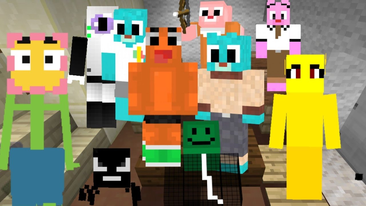 Minecraft Gumball voltando as origens - YouTube