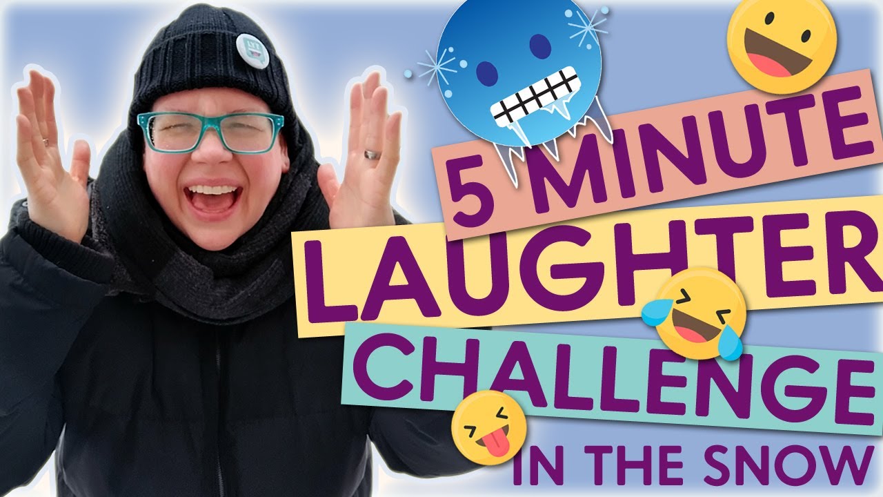 5 Minute LAUGHTER Challenge: Laughter Meditation in the Snow / Pure ...