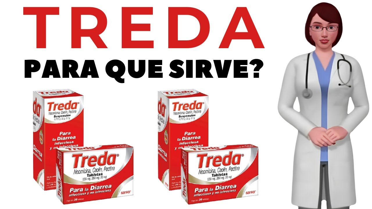 TREDA que es y para que sirve treda, como tomar treda tablets - YouTube