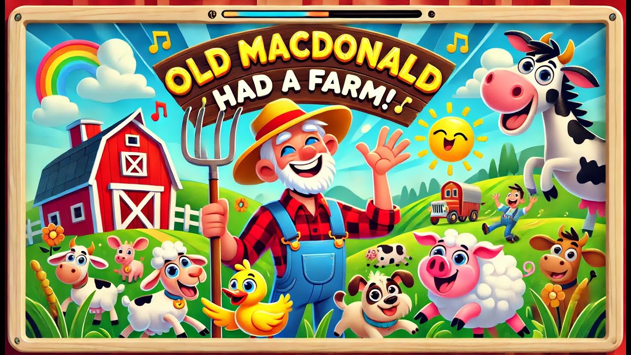 Old MacDonald Had a Farm | Nursery Rhymes | Animal Sounds | Kids Songs ...