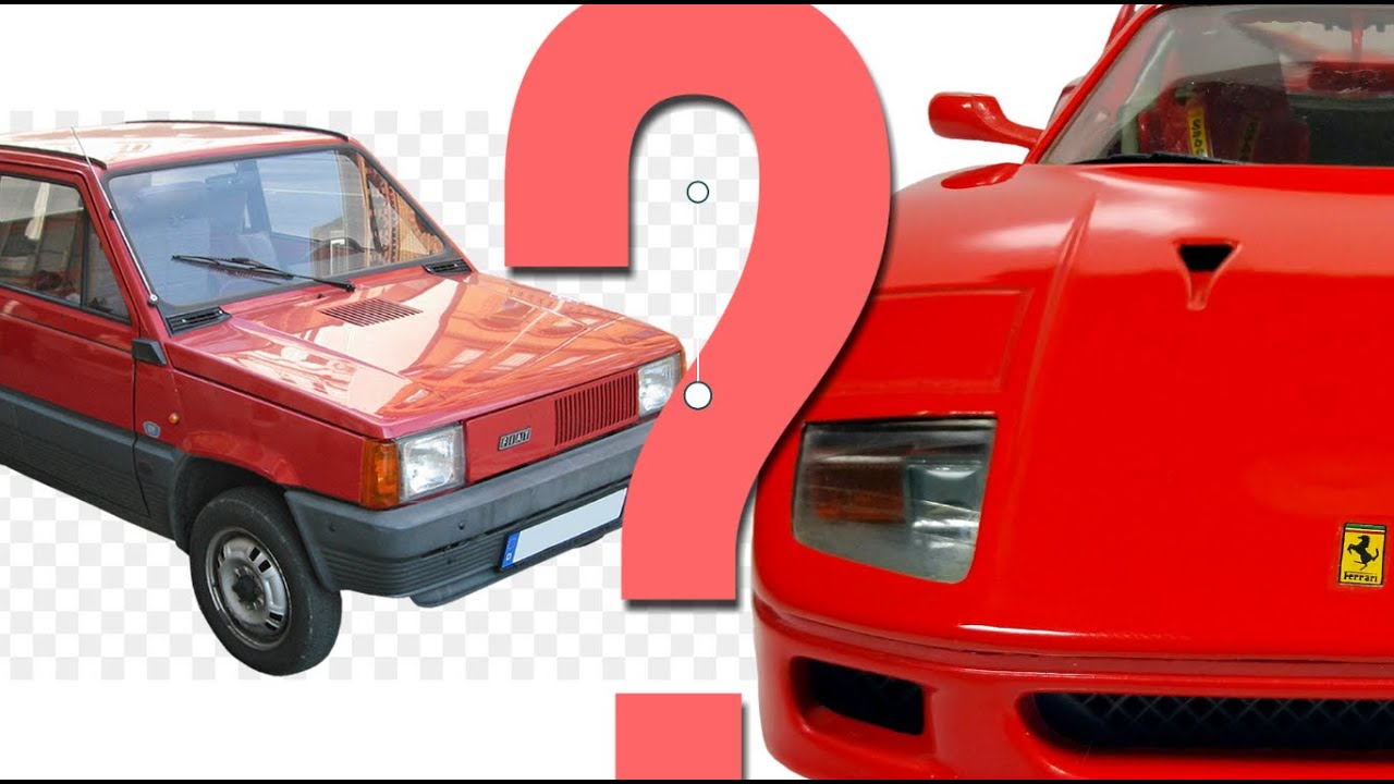 VUOI GUIDARE UNA FERRARI O UNA PANDA? - YouTube