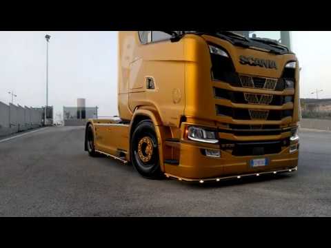 (4K) Scania S-730(Gold) V8 Power Limited Edition 2/50 Next Generation ...