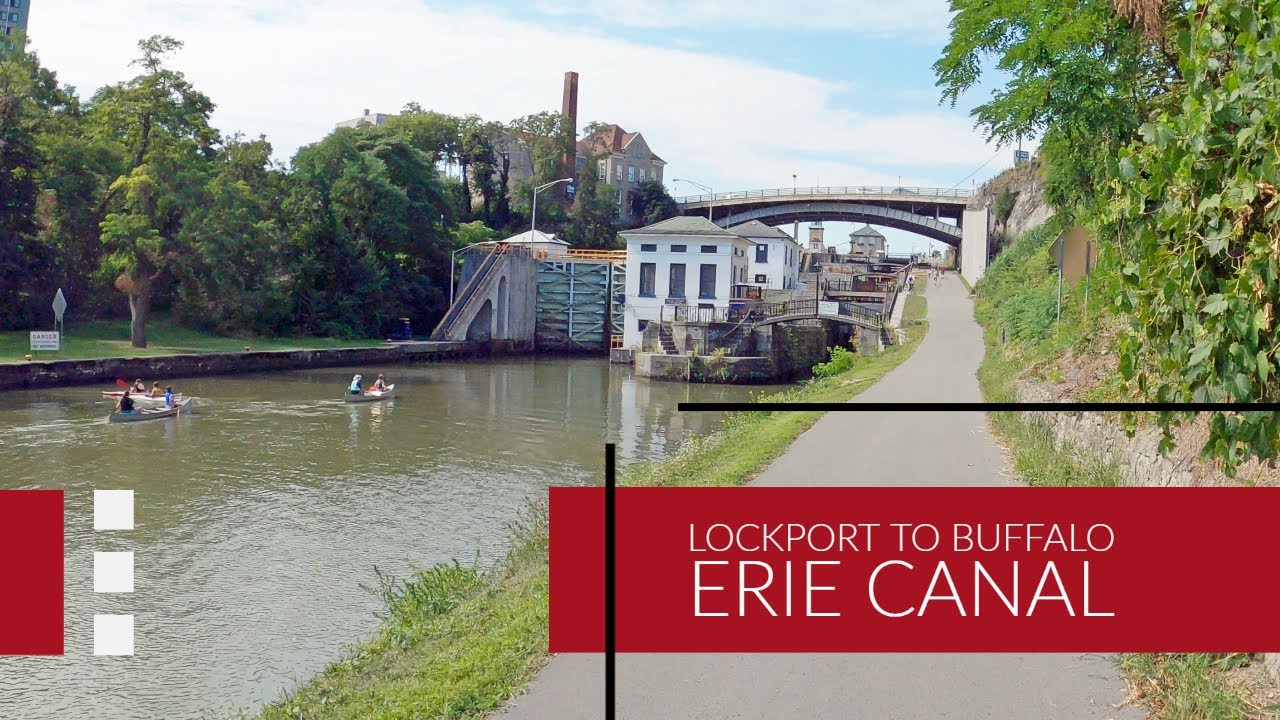 Biking New York: The Erie Canal Trail -- Lockport to Buffalo [Famous ...