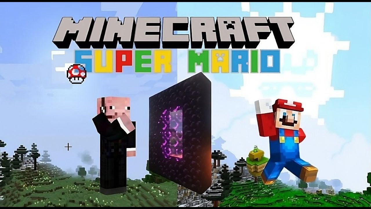"Super Mario no Minecraft: Explorando o Mundo com Mod incrivel" - YouTube