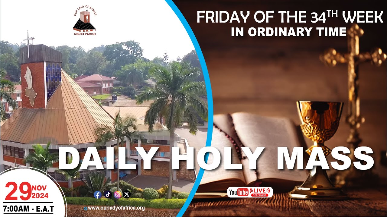 FRIDAY OF THE THIRTY-FOURTH WEEK IN ORDINARY TIME |Daily TV Mass, 29th ...