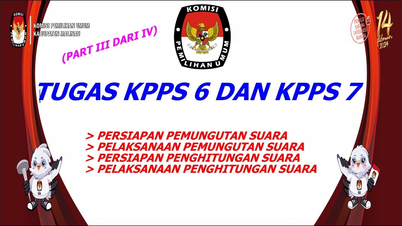 TUGAS KPPS 6 DAN KPPS 7 || warna surat suara (part III dari IV) #pemilu2024 #kpps #bimtek #pps ...