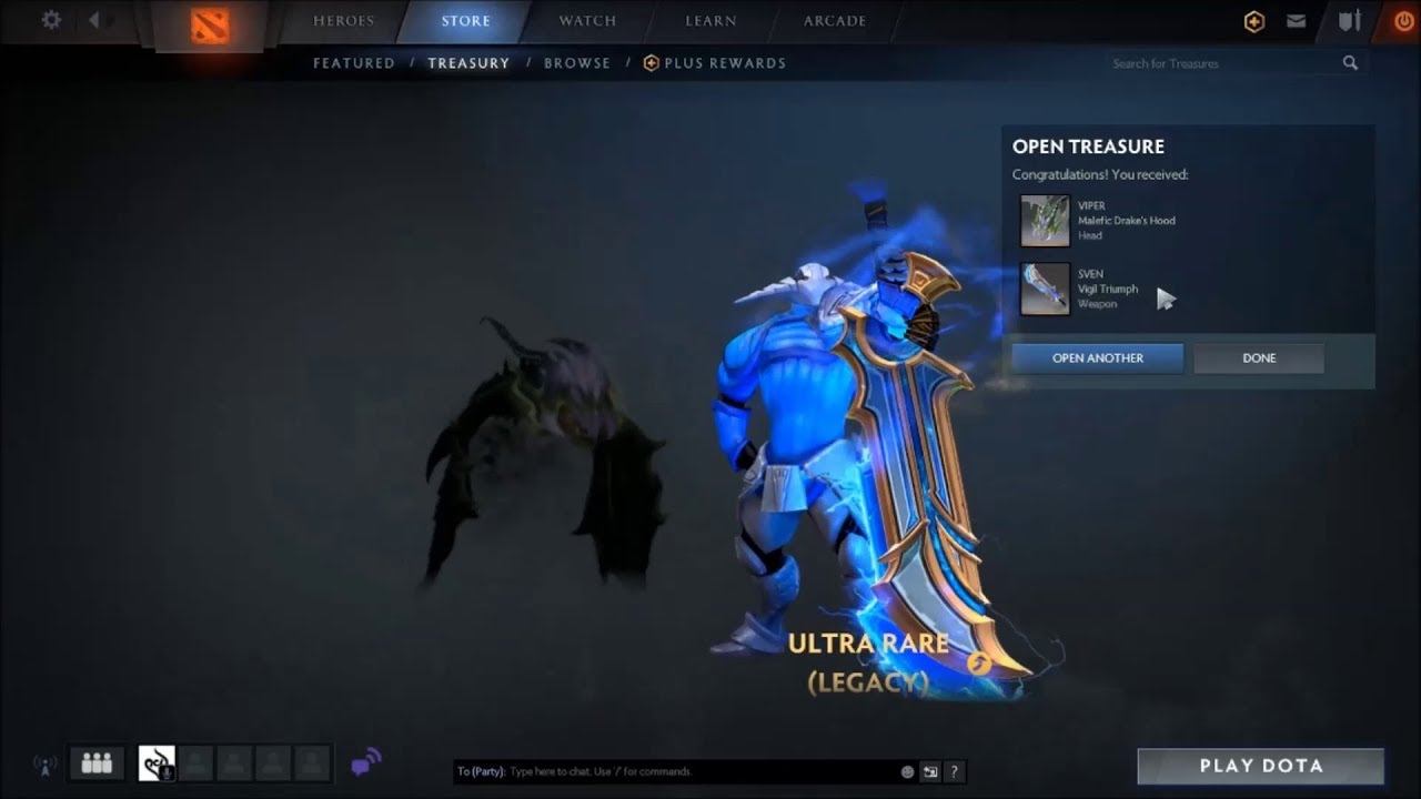 Sven ultra rare drop after 2 years - Stark comeback, 3 Immortals ...