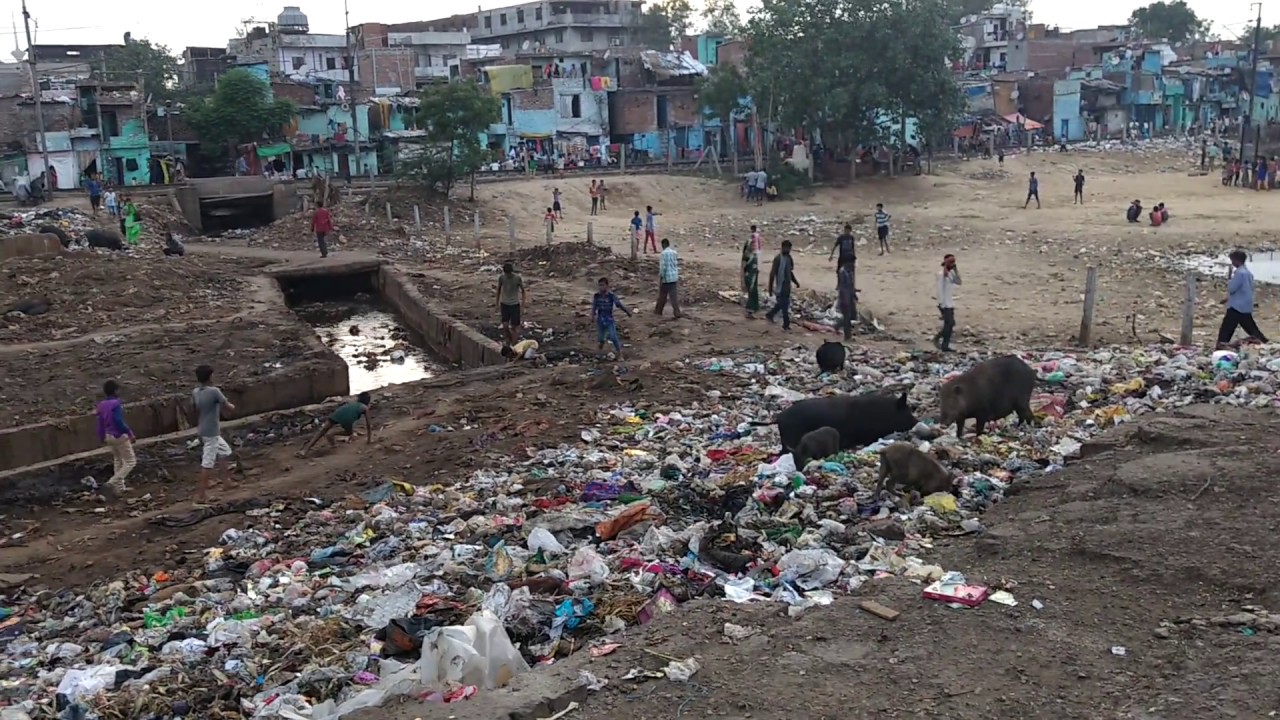 slum place in india - YouTube