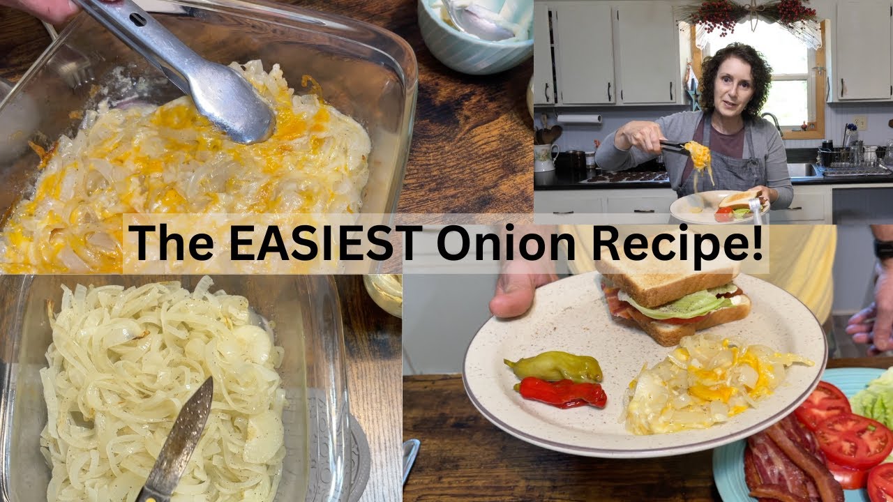 Baked Onions With Cheese - So GOOD!! - YouTube