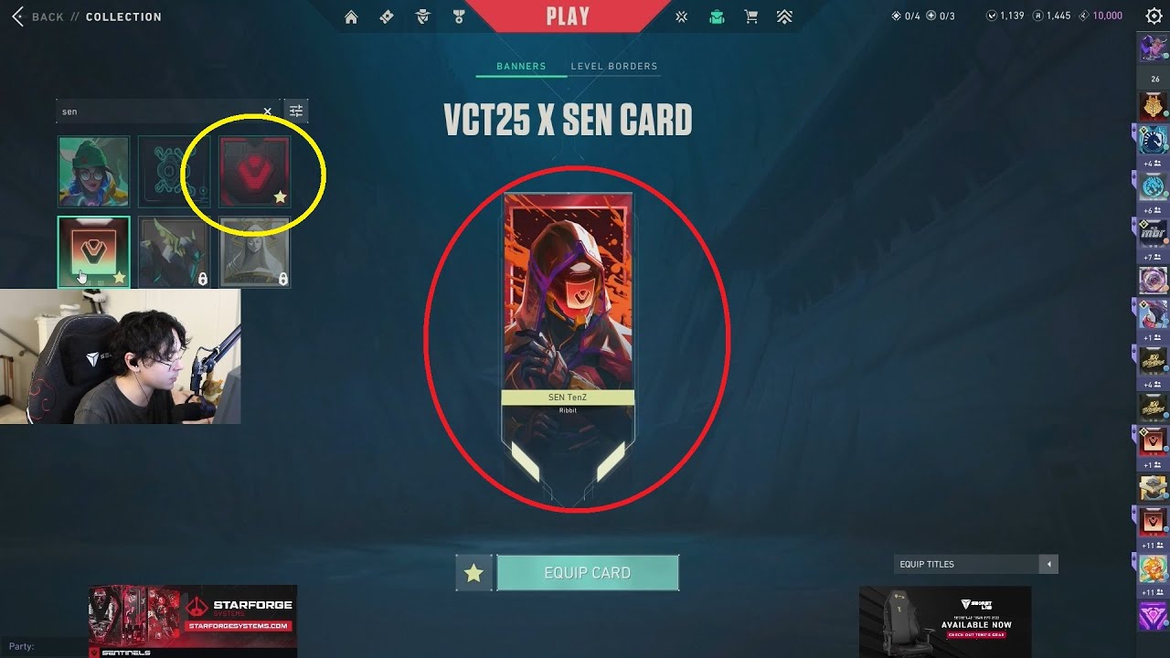 Tenz distinguishes between the old and new SEN player cards - YouTube