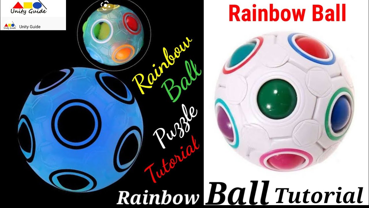 Rainbow Ball Cube Tutorial - YouTube