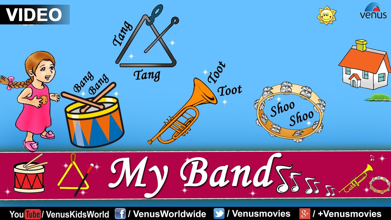 My Band - Hit Animated Rhyme For Kids - YouTube