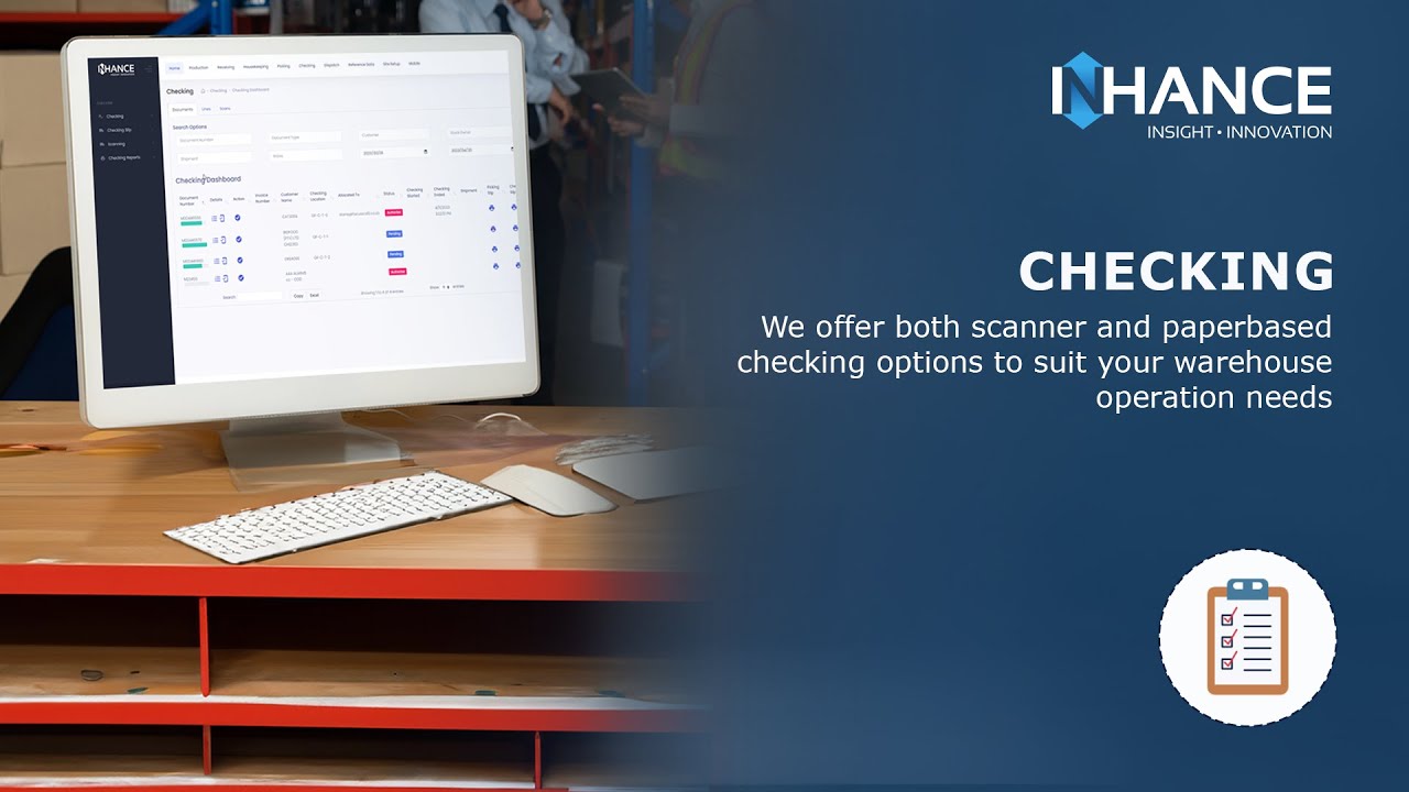 Checking Function within Inhance's Warehouse Management System - YouTube