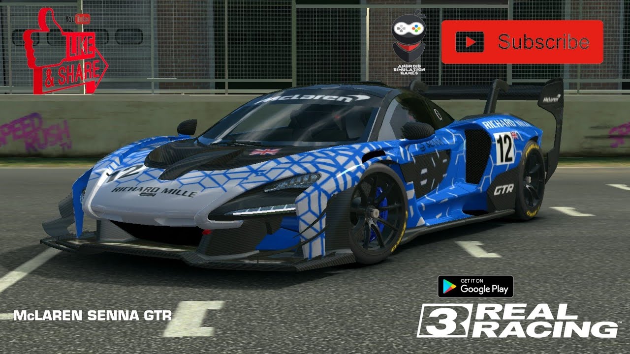 Real Racing 3 (RR3) Gameplay video #38. New Car McLAREN SENNA GTR - YouTube