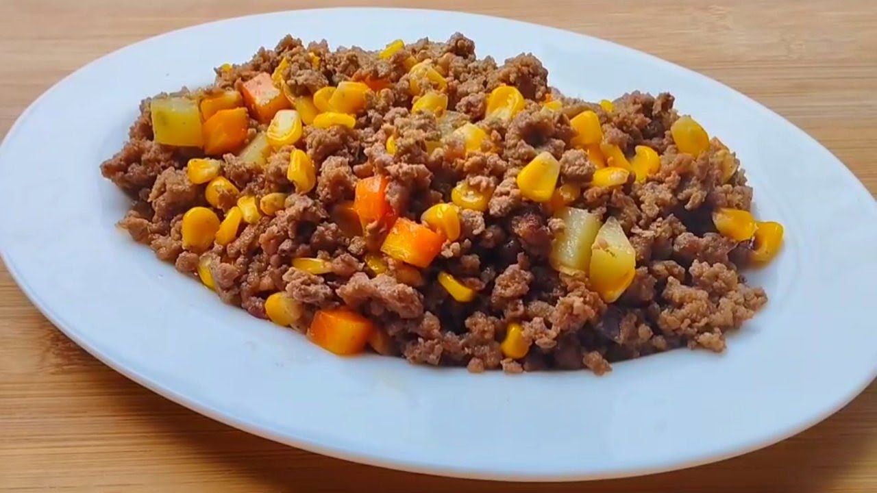 Ground Pork with Sweet Corn | Simple Cooking with Jobay - YouTube