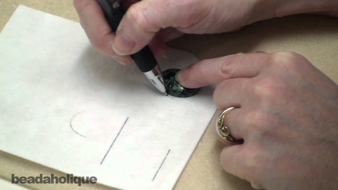 How to Glue a Cabochon onto Lacy's Stiff Stuff for Bead Embroidery ...
