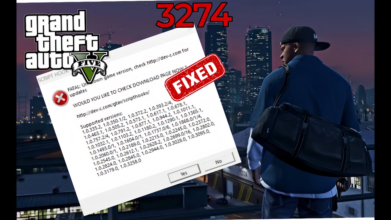 SCRIPT HOOK V UPDATE GTA 5 VERSION 3274 | Script Hook V | GTA 5 Mods ...