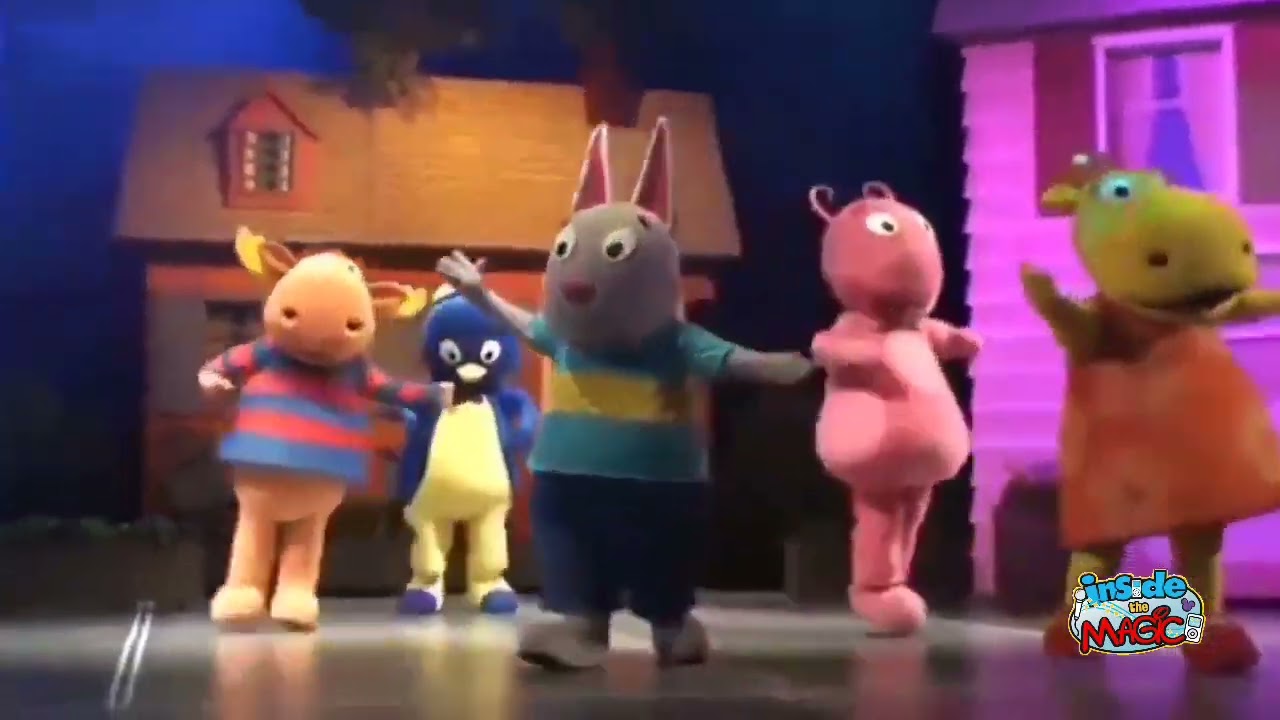 backyardigans ao vivo blue yellow blue red orange pink yellow red ...