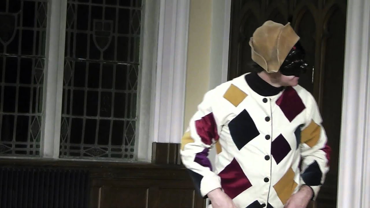 Commedia dell' Arte Arlecchino -Mace Perlman - YouTube