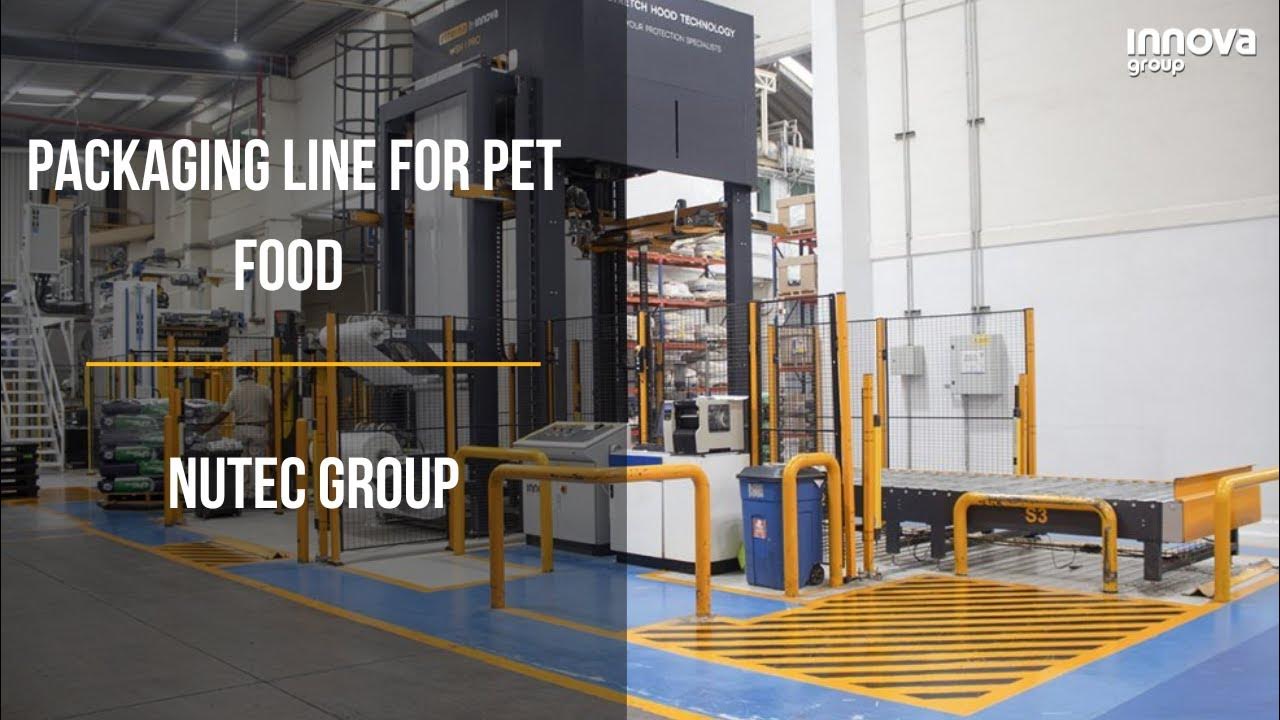 Nutec Group achieves higher protection for its Pet food pallets with Stretch Hood - YouTube
