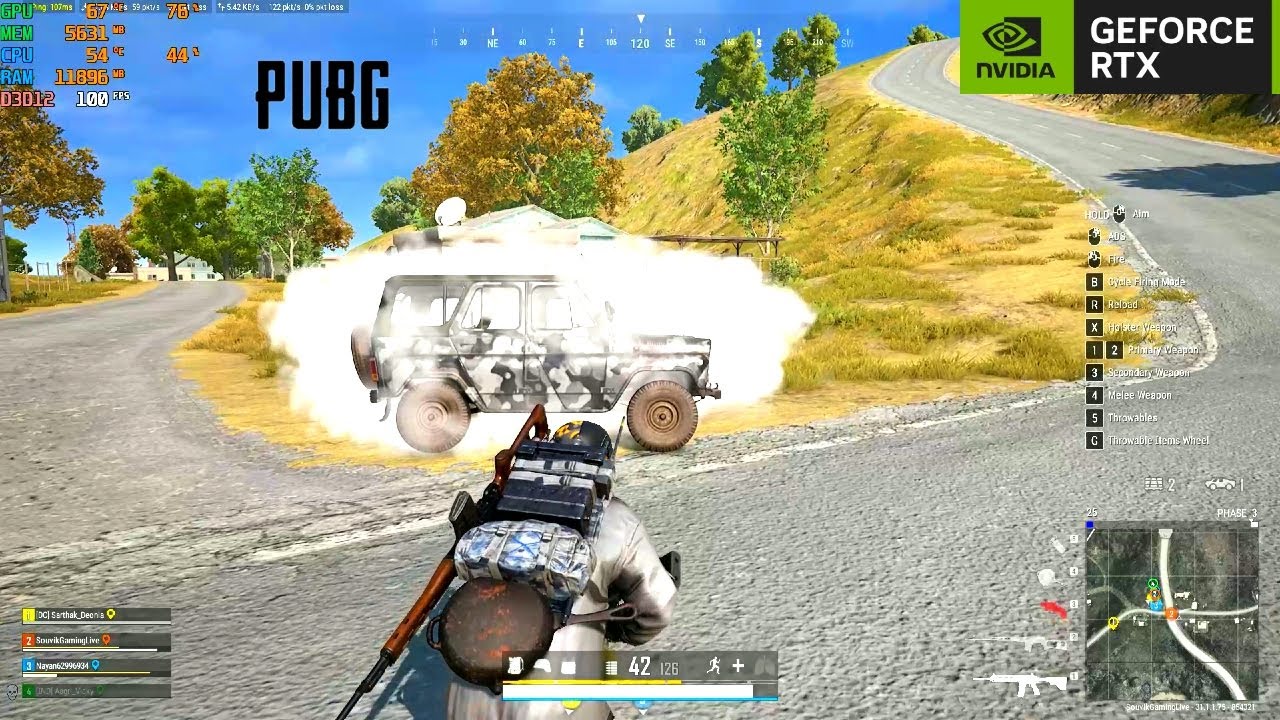 PUBG PC SQUAD GAMEPLAY | RTX 3050 - YouTube