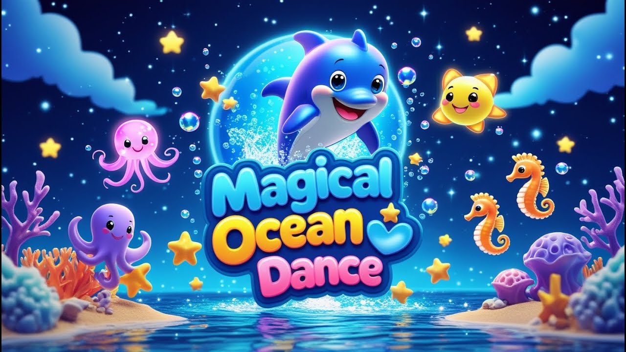 “Magical Ocean Dance 🌊 Fun Underwater Poem for Kids | Fish, Dolphins ...