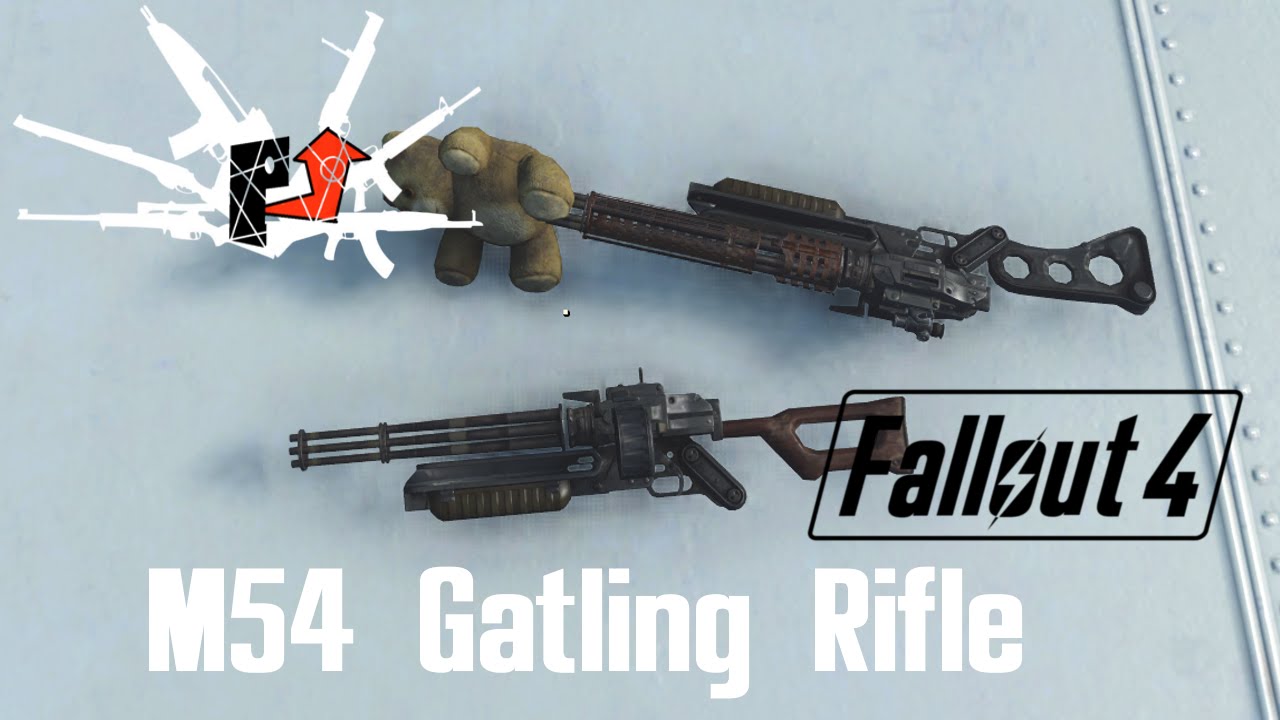 Awesome Weapon Mods: M54 Gatling Rifle - YouTube