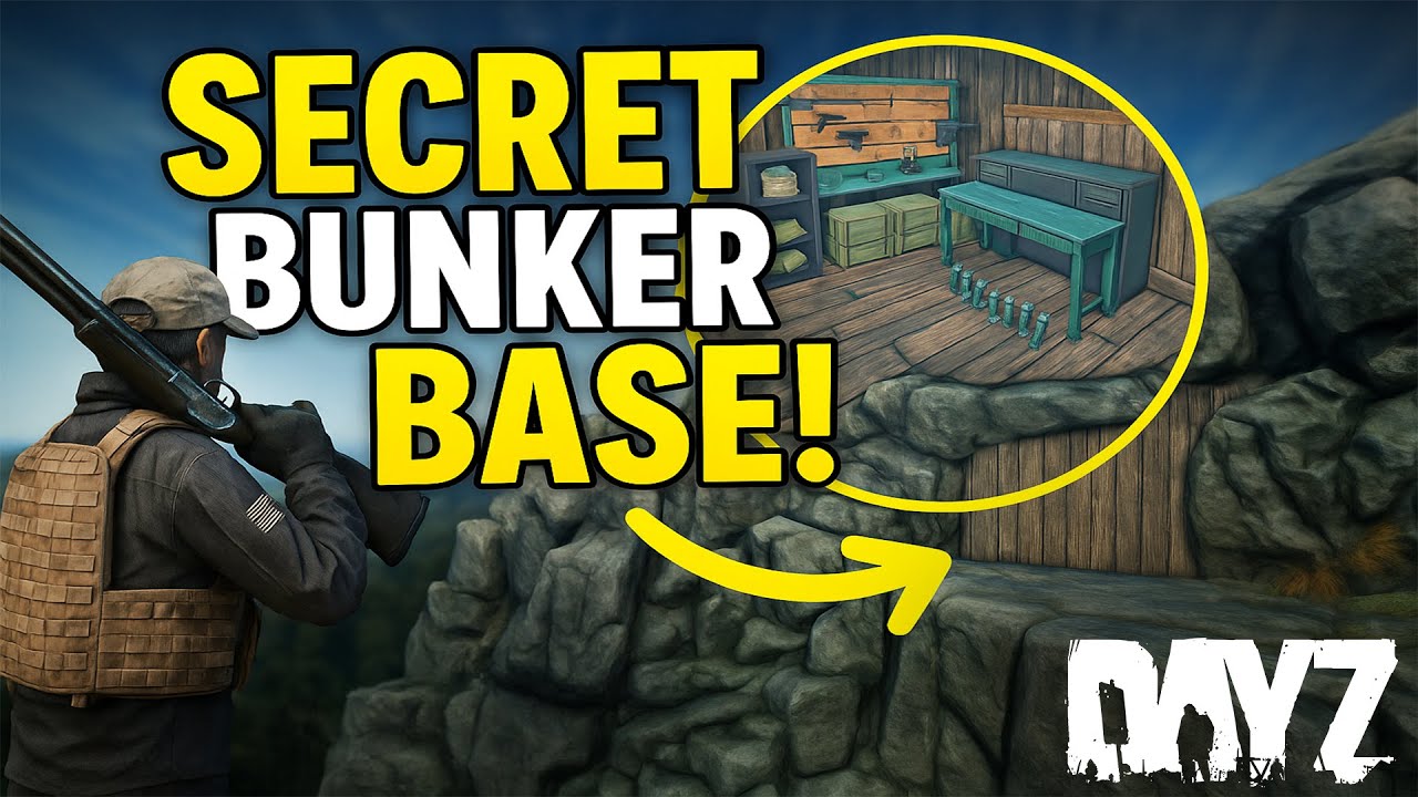 I Built a HIDDEN CAVE Base in DayZ! - (Story) - YouTube