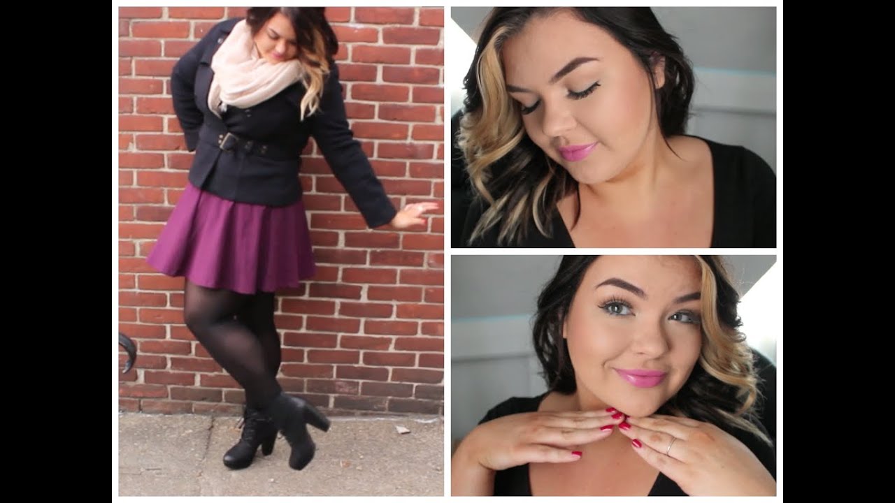 GRWM + Plus Size OOTD | Simply Autumn - YouTube