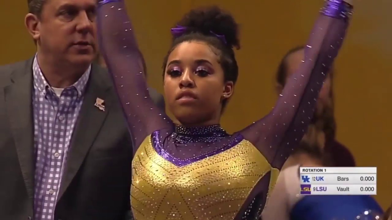 Kai Rivers Vault LSU vs Kentucky 2020 9.850 - YouTube