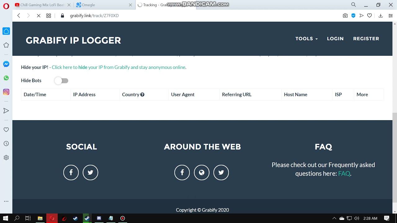 trolling people on omegle with grabify - YouTube