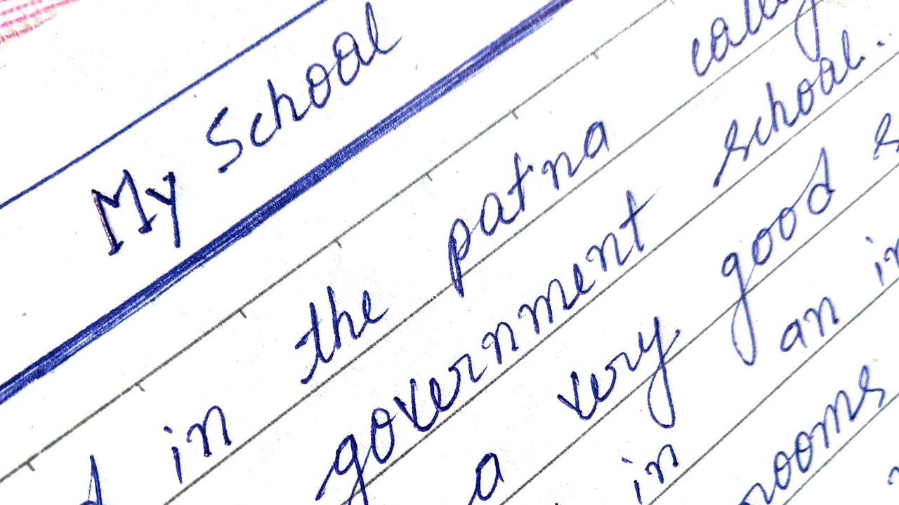 Assay my school/ Assay writing my school/How to write assay on my ...