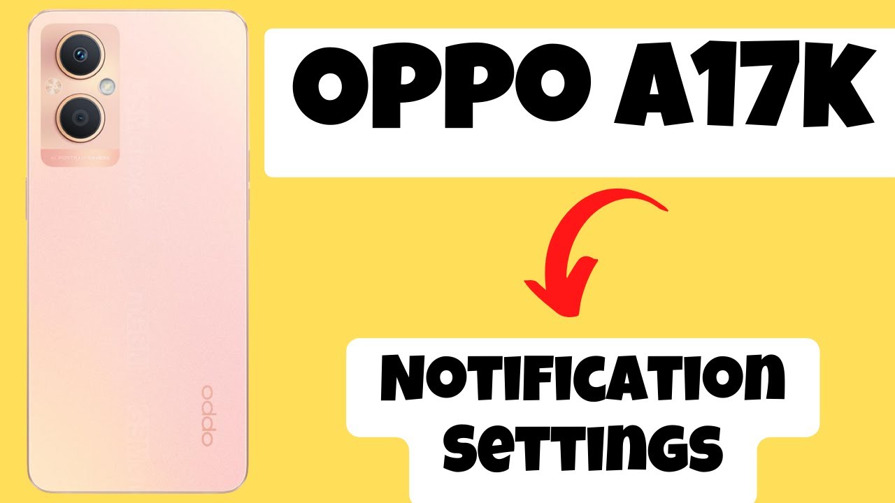 Oppo A17k Notification Settings || Manage Notification - YouTube