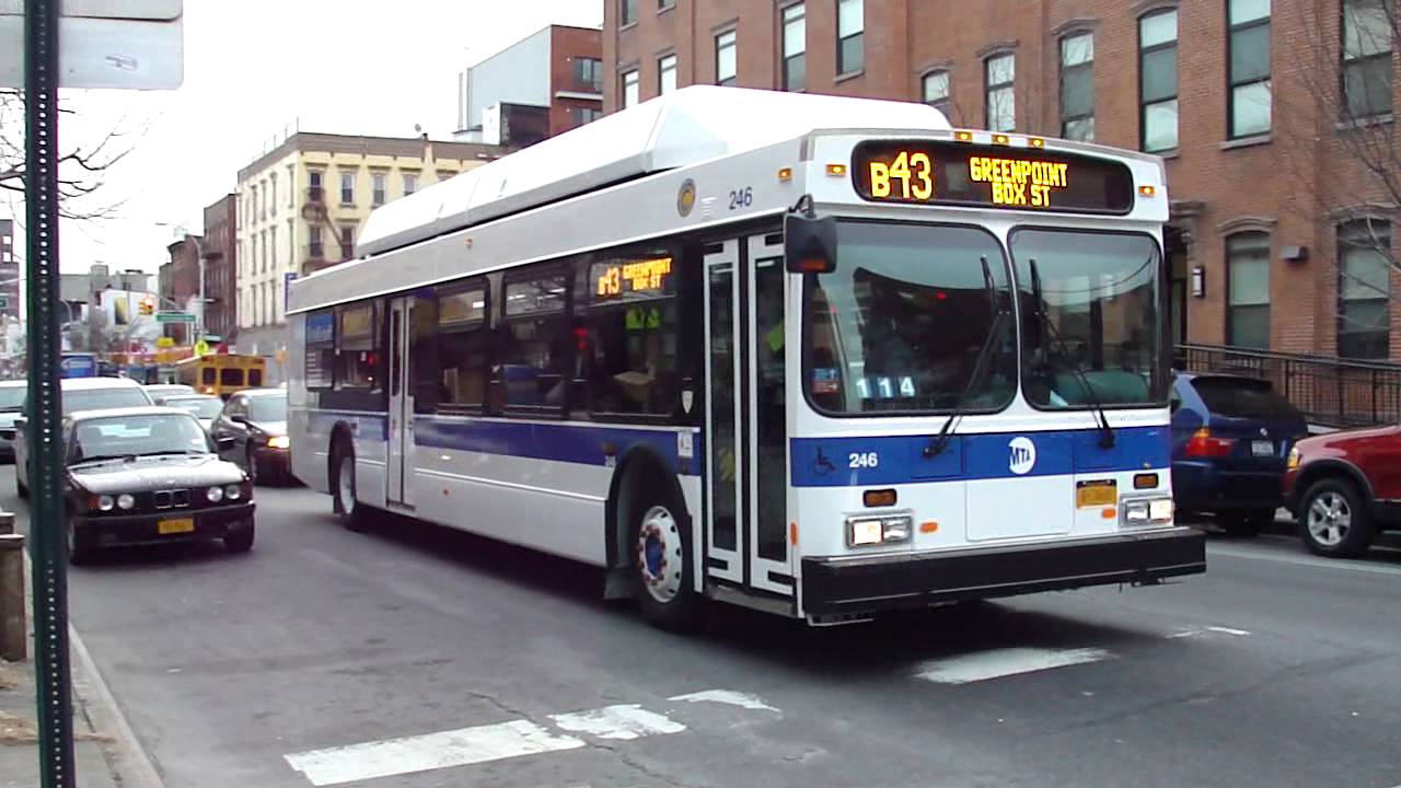 MTA NYCT Bus: 2011 New Flyer C40LF B43 Bus #246 at Montrose Ave-Graham ...
