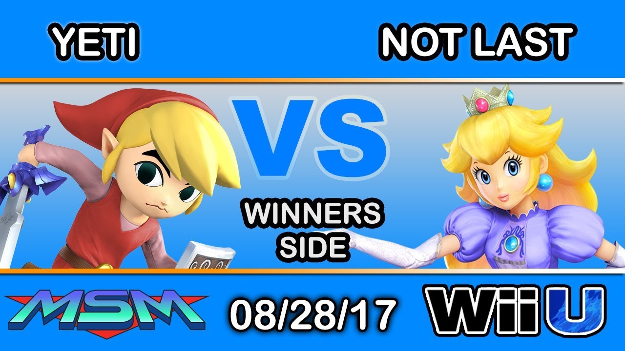 MSM 111 - Yeti (Toon Link) Vs. Not Last (Peach) Winners Side - YouTube