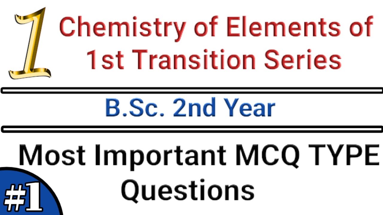 ||B.Sc. 2nd Year|| Inorganic Chemistry|| Chapter-1|| Chemistry of ...