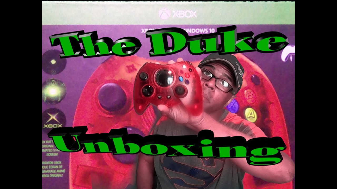 Hyperkin Duke Red Controller Xbox one unboxing (free mulan Digital code ...
