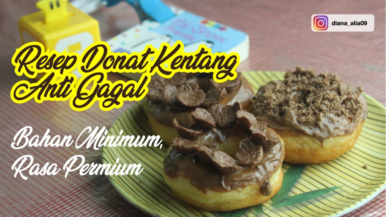 DONAT KENTANG ENAK DAN LEMBUT. TOPING COCO CRUNCH #DONATKENTANG - YouTube