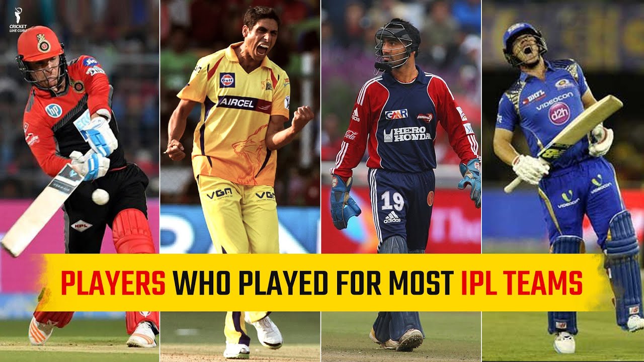 TOP 10 Players who have Represented 5 or more IPL franchise | Players ...