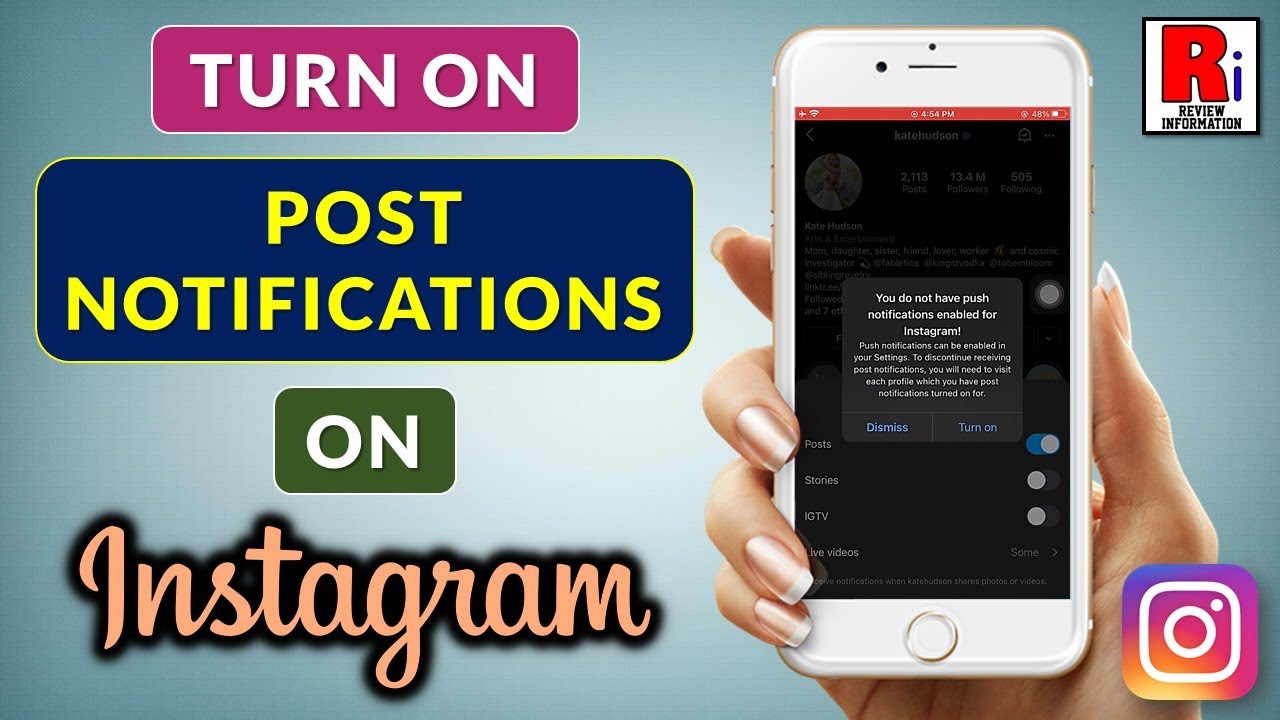 How to Turn On Post Notifications on Instagram (2001) - YouTube