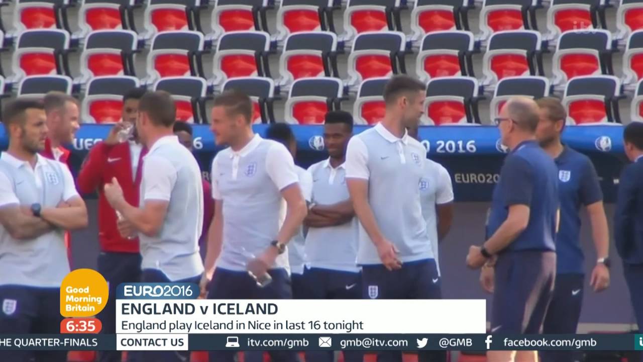 England Face Iceland In Their First Game Of The Euro 2016 Knockout ...