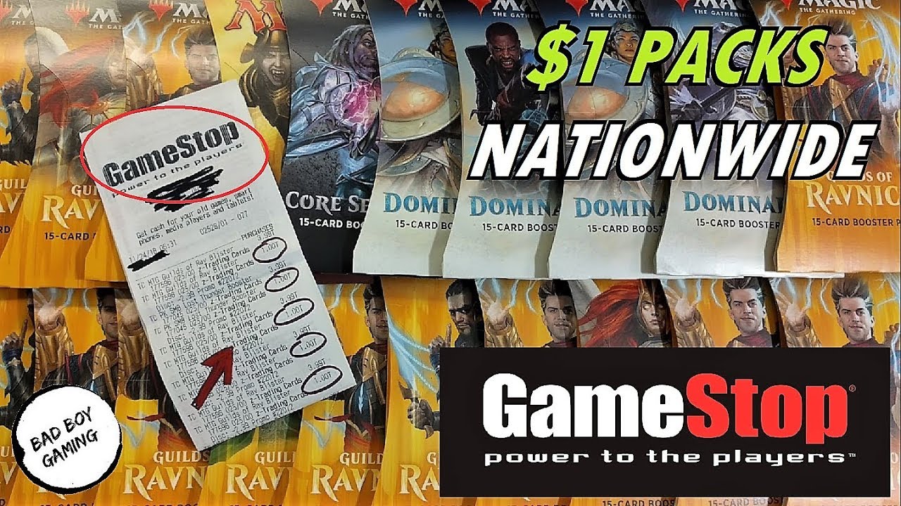 $1 MTG Packs at GameStop - YouTube