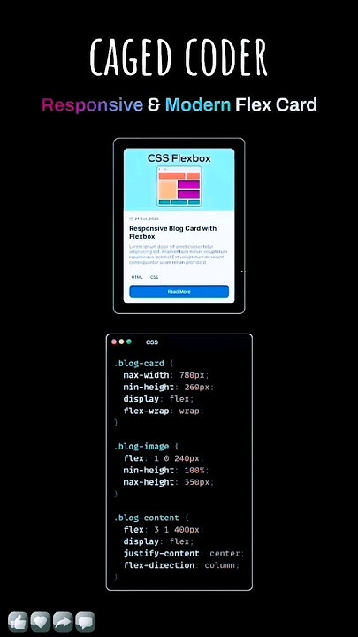 Responsive And Modern Flex Card Webdevelopment Html Css Htmlcss Webdesign Youtube 