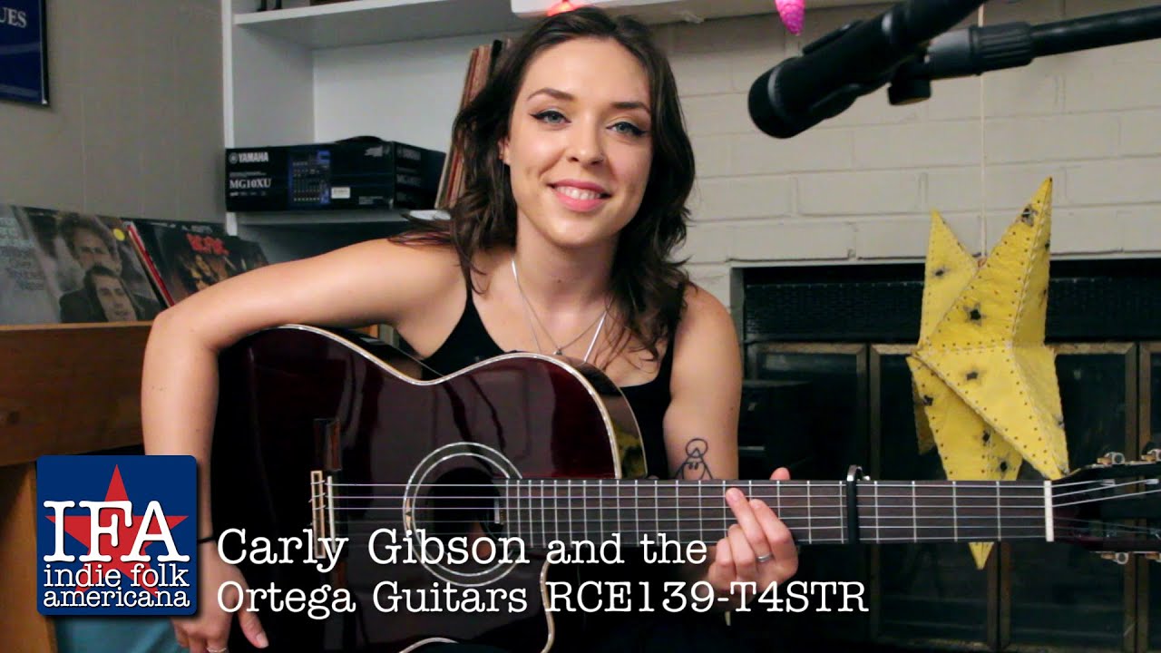 Carly Gibson talks about the Ortega Guitars RCE139-T4STR - YouTube