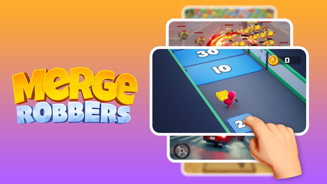 Mobile Game Ad — Merge Robbers: Unlock Levels - YouTube