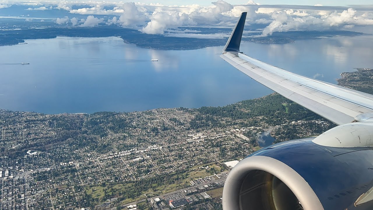 Crystal Clear & Butter Smooth SeaTac Landing ~ Delta Airlines ~ Boeing ...